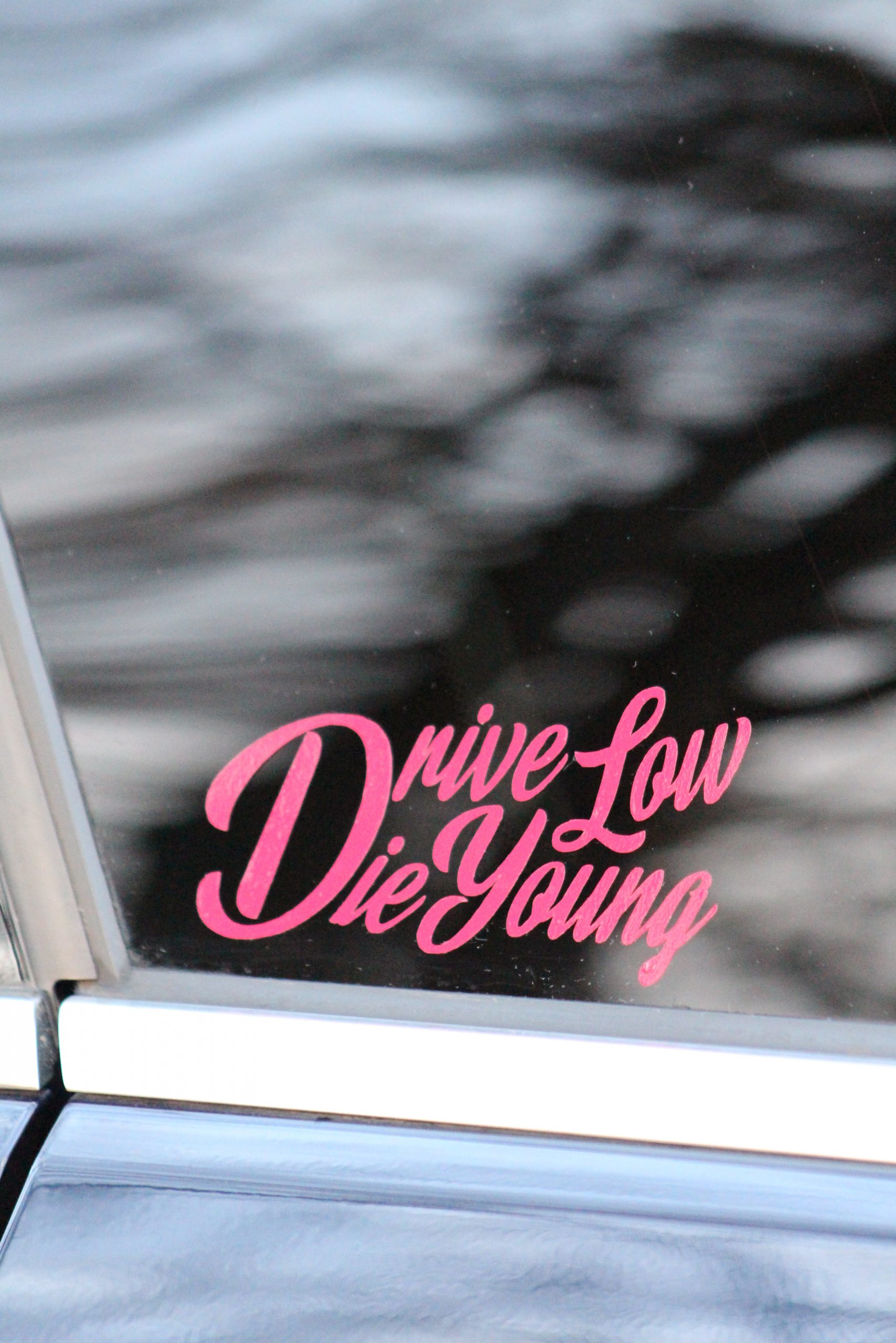 Autosticker - Sticker - Drive Low Die Young - B5_Builds - für dich